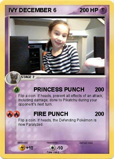 Pokémon IVY DECEMBER 6 6 - PRINCESS PUNCH - My Pokemon Card