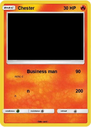 Pokémon Chester 170 170 - Business man - My Pokemon Card