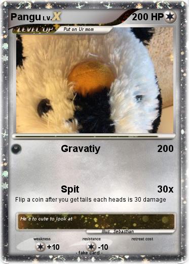 Pokémon Pangu 1 1 - Gravatiy - My Pokemon Card