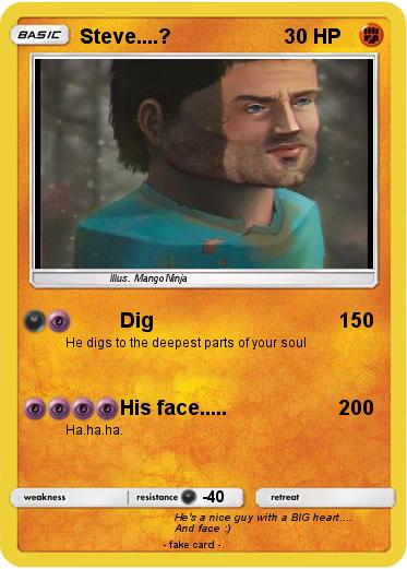 Pokémon Steve 4838 4838 - Dig - My Pokemon Card