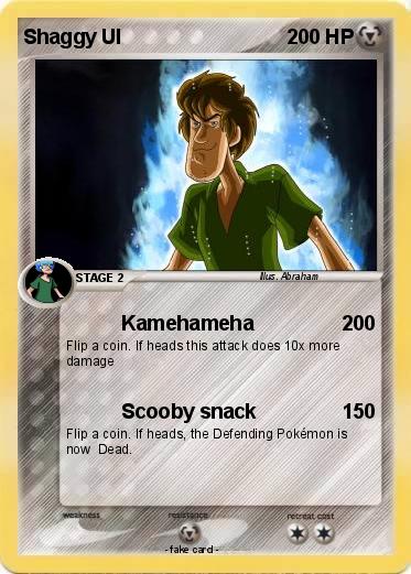 Pokémon Shaggy UI 5 5 - Kamehameha - My Pokemon Card