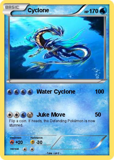 Pokémon Cyclone 57 57 - Water Cyclone - My Pokemon Card