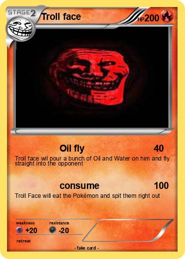 Pokémon Troll face 1997 1997 - Oil fly - My Pokemon Card