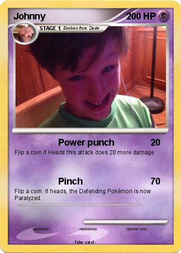 Pokémon Johnny 676 676 - Power punch - My Pokemon Card