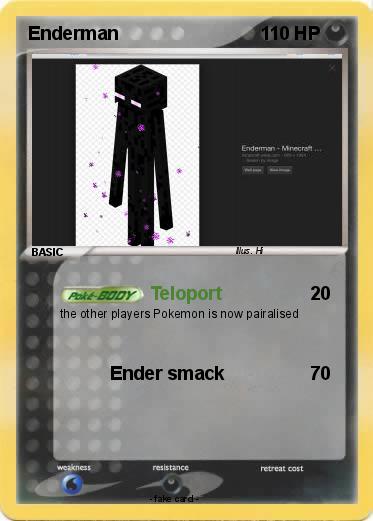 Pokémon Enderman 1474 1474 - Teloport - My Pokemon Card