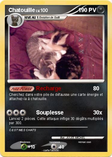 Pokémon Chatouille 6 6 - Recharge - Ma carte Pokémon