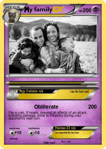 Pokémon y family - Obliterate - My Pokemon Card