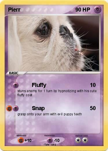 Pokémon Pierr - Fluffy - My Pokemon Card