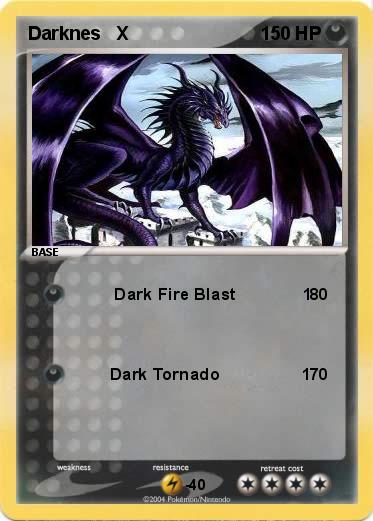 Pokémon Darknes X - Dark Fire Blast 1 - My Pokemon Card