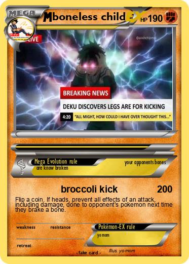 Pokémon boneless child 2 2 - broccoli kick - My Pokemon Card