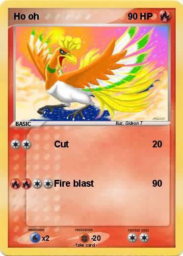 Pokémon Ho oh 2401 2401 - Cut - My Pokemon Card