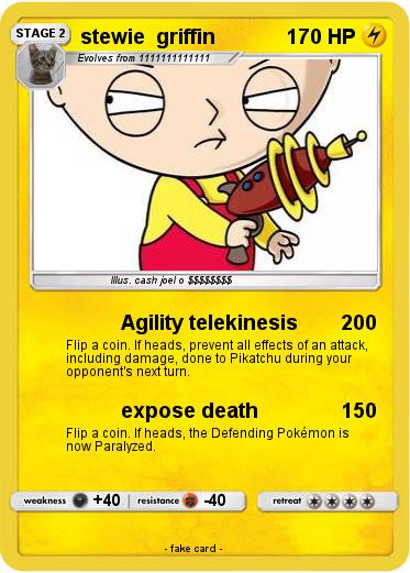 Pokémon stewie 944 944 - Agility telekinesis - My Pokemon Card