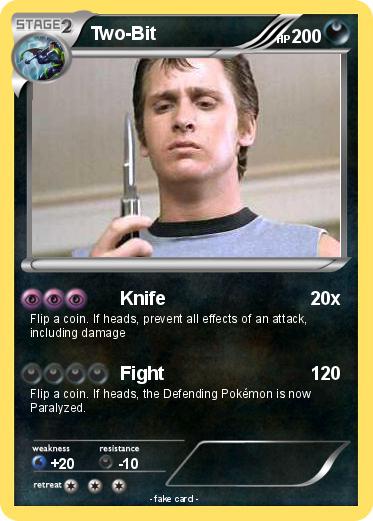 Pokémon Two Bit 26 26 - Knife - My Pokemon Card
