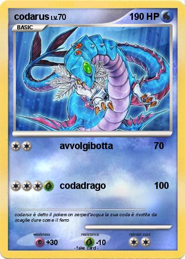 Pokémon codarus - avvolgibotta - My Pokemon Card