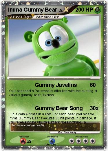 Pokémon Imma Gummy Bear - Gummy Javelins - My Pokemon Card