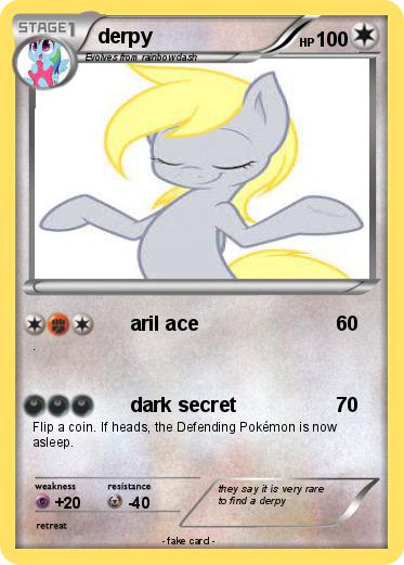 Pokémon derpy 709 709 - aril ace - My Pokemon Card