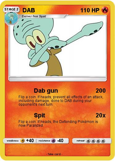 Pokémon DAB 289 289 - Dab gun - My Pokemon Card