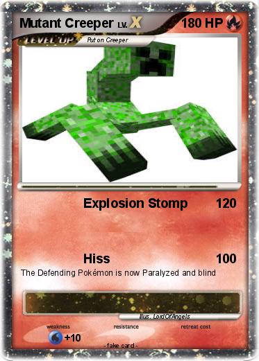 Pokémon Mutant Creeper 192 192 - Explosion Stomp - My Pokemon Card