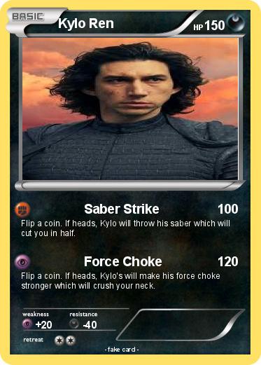Pokémon Kylo Ren 460 460 - Saber Strike - My Pokemon Card