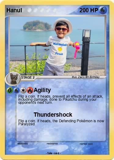 Pokémon Hanul - Agility - My Pokemon Card