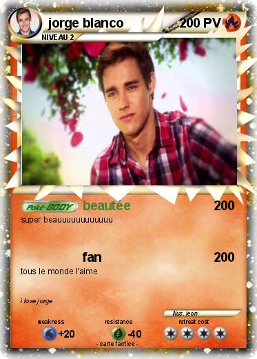 Pokémon jorge blanco 1 1 - beautée - Ma carte Pokémon