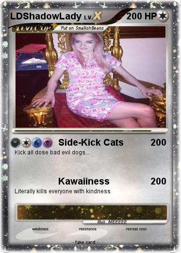 Pokémon LDShadowLady 32 32 - Side-Kick Cats - My Pokemon Card