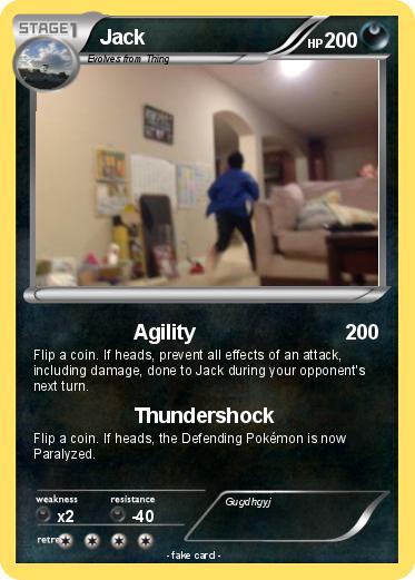 Pokémon Jack 2559 2559 - Agility - My Pokemon Card