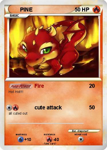 Pokémon PINE 17 17 - Fire - My Pokemon Card
