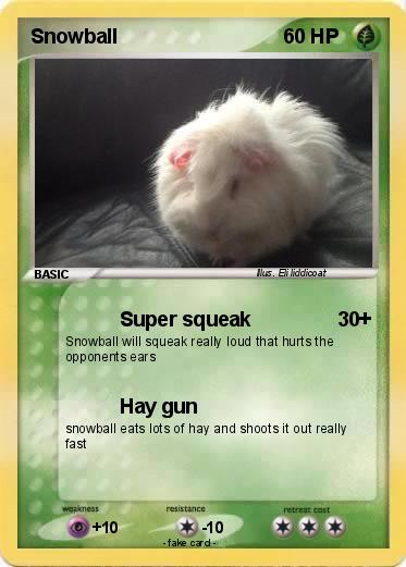 Pokémon Snowball 114 114 - Super squeak - My Pokemon Card