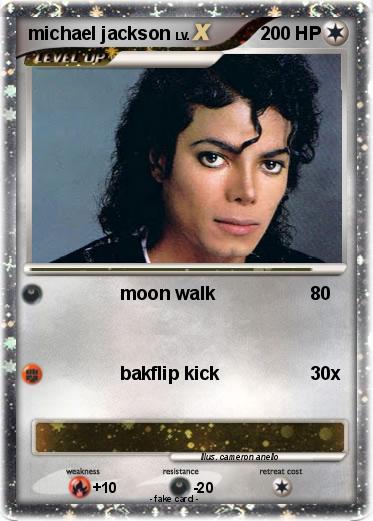Pokémon michael jackson 1004 1004 - moon walk - My Pokemon Card