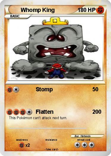 Pokémon Whomp King 4 4 - Stomp - My Pokemon Card