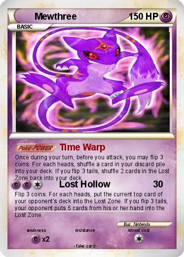 Pokémon Mewthree 910 910 - Time Warp - My Pokemon Card