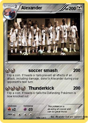 Pokémon Alexander 310 310 - soccer smash - My Pokemon Card