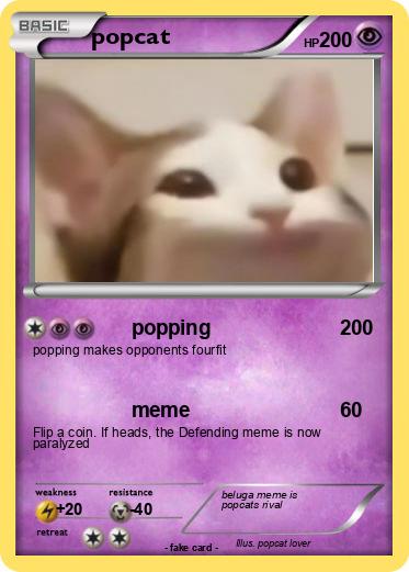 Pop tart cat pokemon card - lulamf