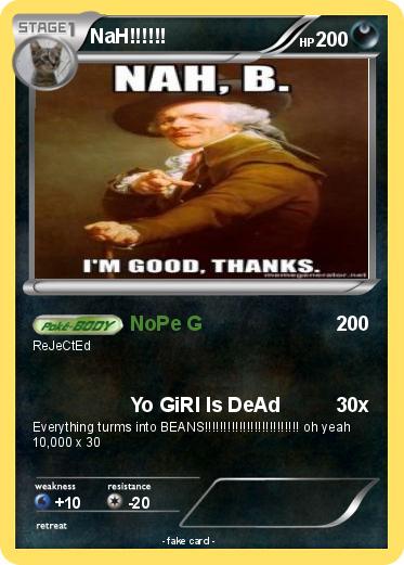 Pokémon NaH 9 9 - NoPe G - My Pokemon Card