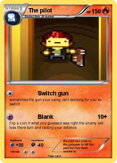 Pokémon The pilot - Switch gun - My Pokemon Card