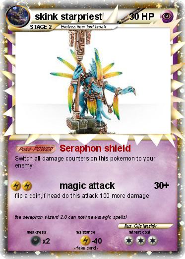 Pokémon skink starpriest - Seraphon shield - My Pokemon Card