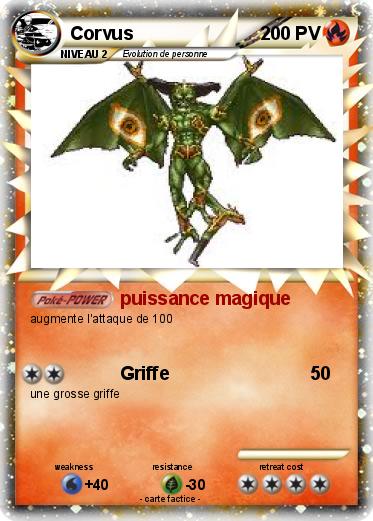 Pokémon Corvus 29 29 - puissance magique - Ma carte Pokémon