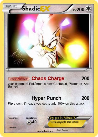 Pokémon Shadic 335 335 - Chaos Charge - Ma carte Pokémon