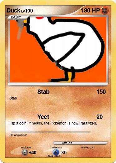 Pokémon Duck 685 685 - Stab - My Pokemon Card