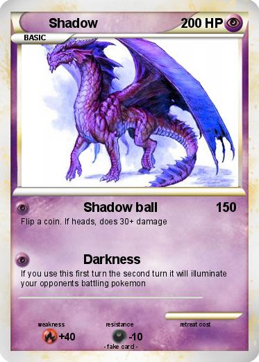 Pokémon Shadow 10745 10745 - Shadow ball - My Pokemon Card