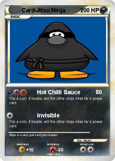 Pokémon Card Jitsu Ninja - Hot Chilli Sauce - My Pokemon Card