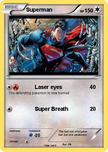 Pokémon Superman 765 765 - Laser eyes - My Pokemon Card