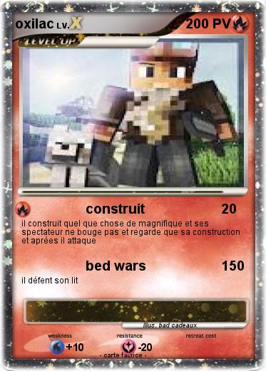 Pokémon oxilac 10 10 - construit - Ma carte Pokémon