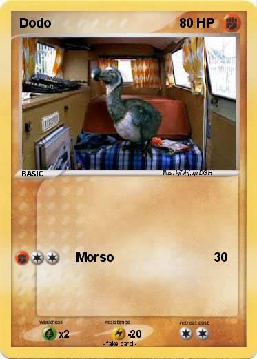 Pokémon Dodo 134 134 - Morso - My Pokemon Card