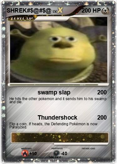 Pokémon SHREK 2630 2630 - swamp slap - My Pokemon Card