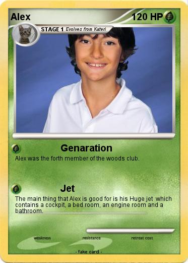 Pokémon Alex 2302 2302 - Genaration - My Pokemon Card
