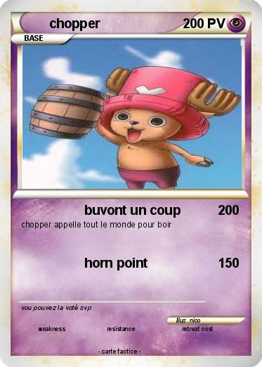 Pokémon chopper 227 227 - buvont un coup - Ma carte Pokémon
