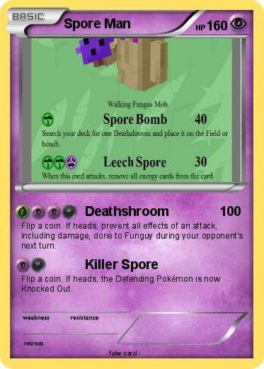 Pokémon Spore Man - Deathshroom - My Pokemon Card