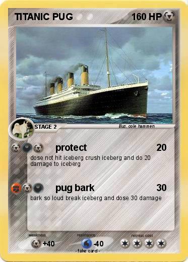 Pokémon TITANIC PUG - protect - My Pokemon Card
